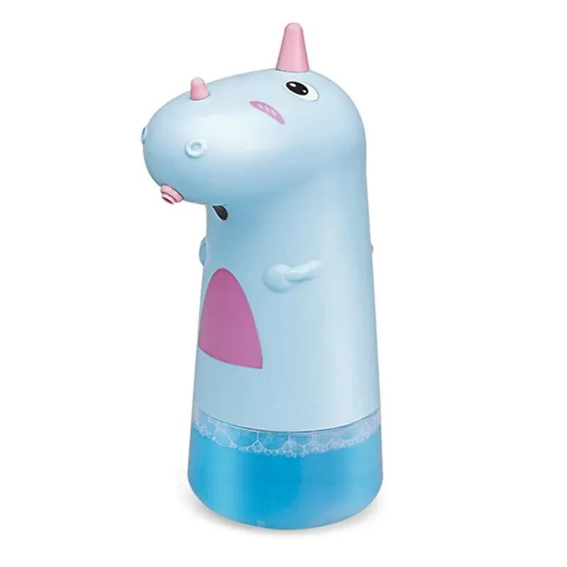 250ml Cute Unicorn Automatic Rechargeable Battery Soap Dispenser Foam Cartoon Touchless Hand ...