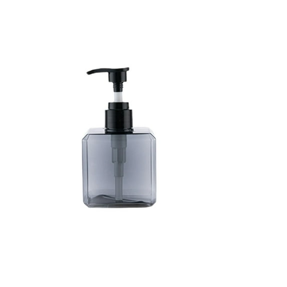 250ml Pump Bottle Dispenser Refillable Square Plastic Empty Lotion Pump ...