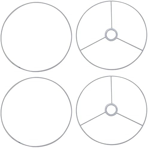 250mm/9.84 Inch Diameter Lamp Shade Ring Set to Make a DIY Ring Lamp ...