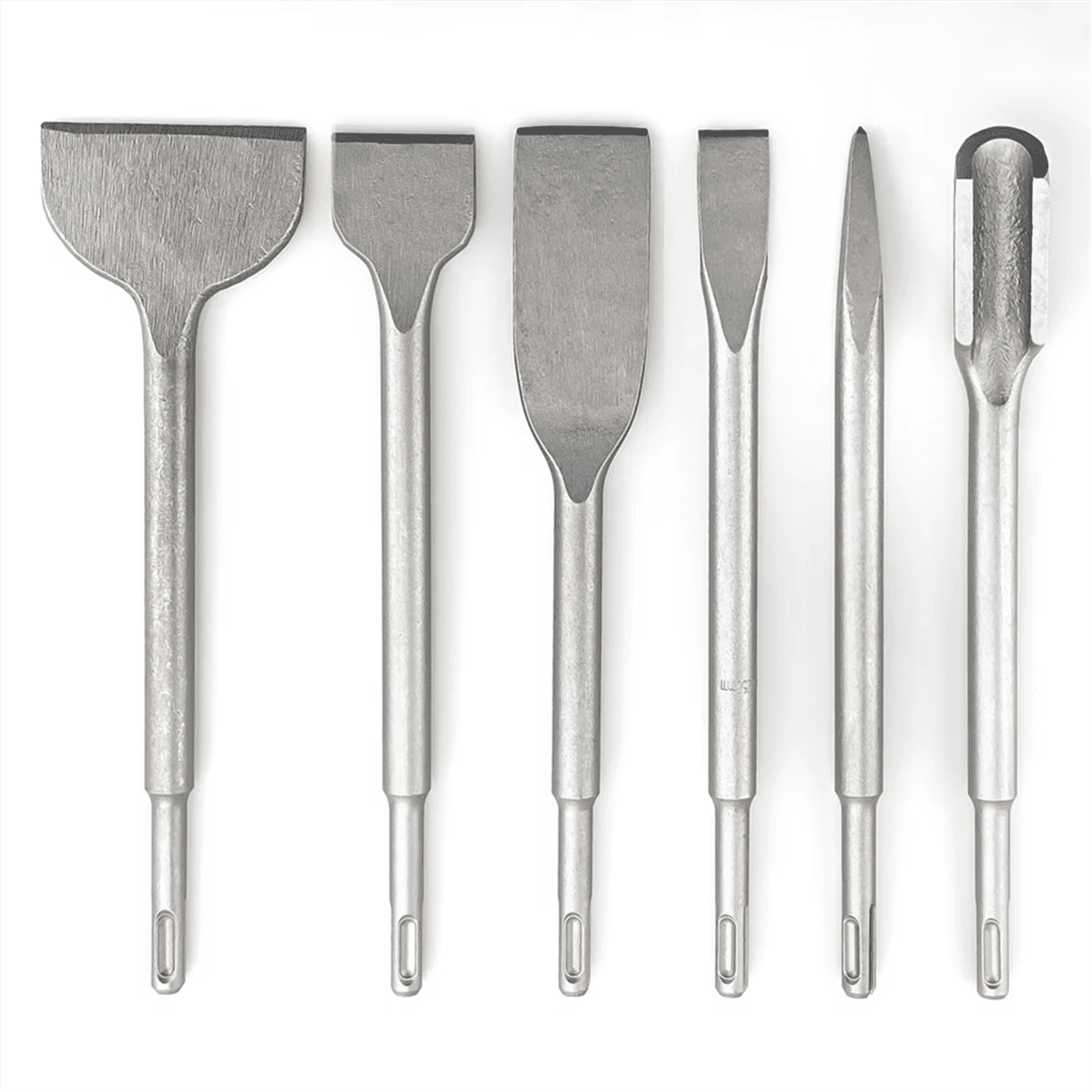 250mm Chisel Set SDS Plus Shank Electric Hammer Drill Bit Point Groove ...
