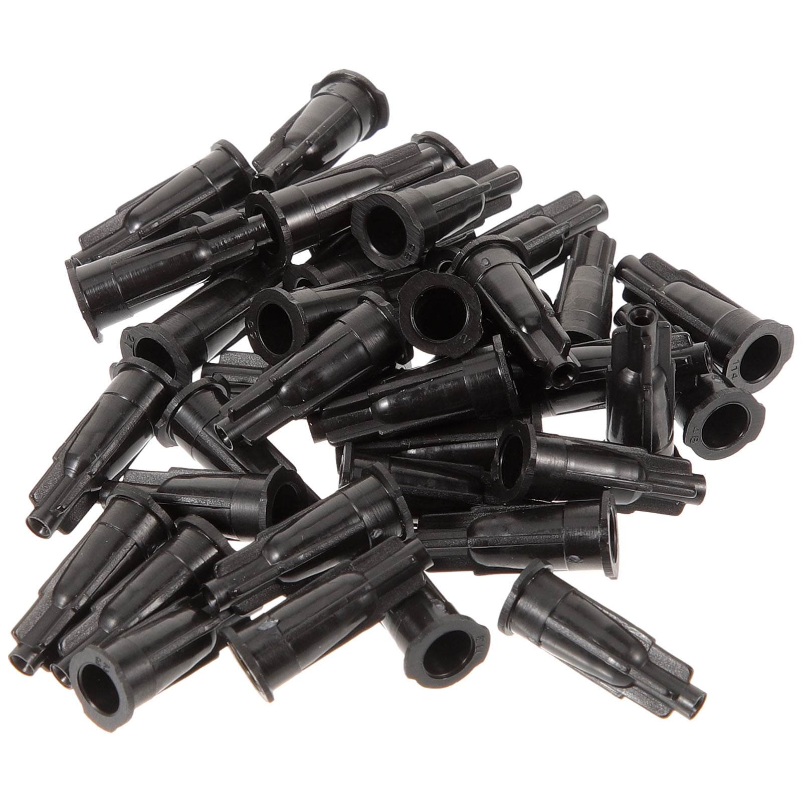 Raindrops 250pcs Black Plastic Injector Tip Caps for Luer Lock ...
