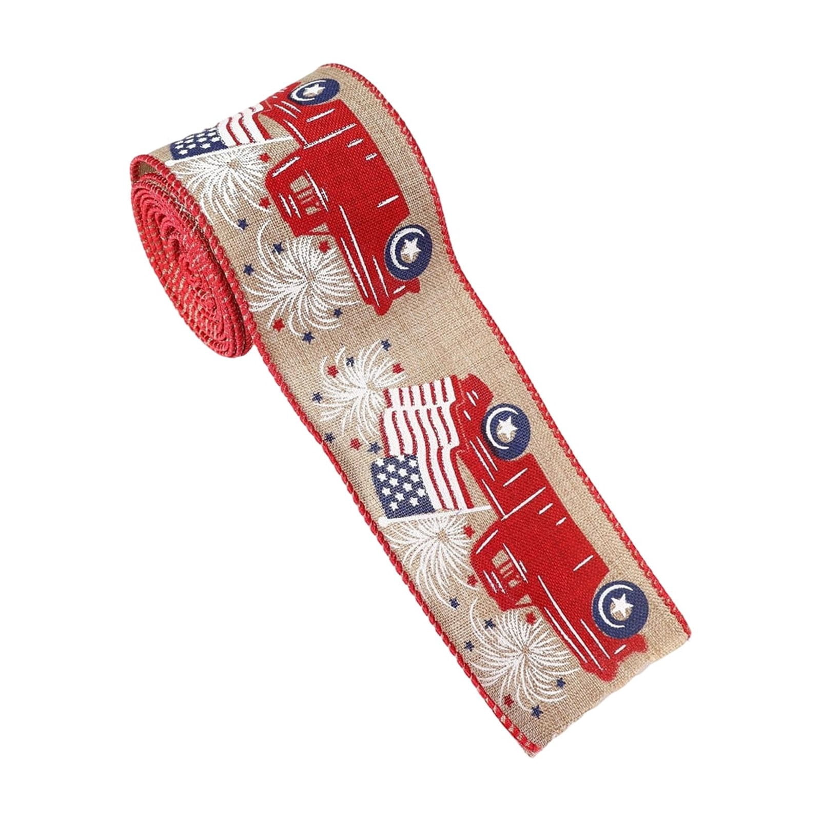 250th 4th of July Decorations Ribbon Flag Star Patriotic DIY Bow ...