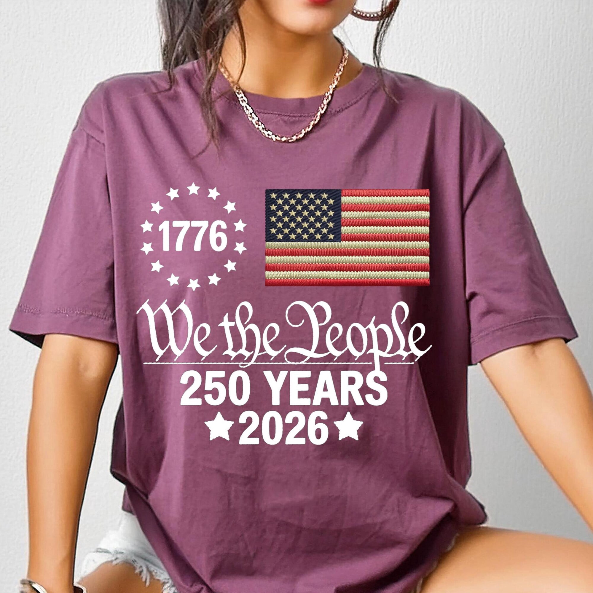 250th America Anniversary Tshirt USA 250 Years TShirt We The People ...