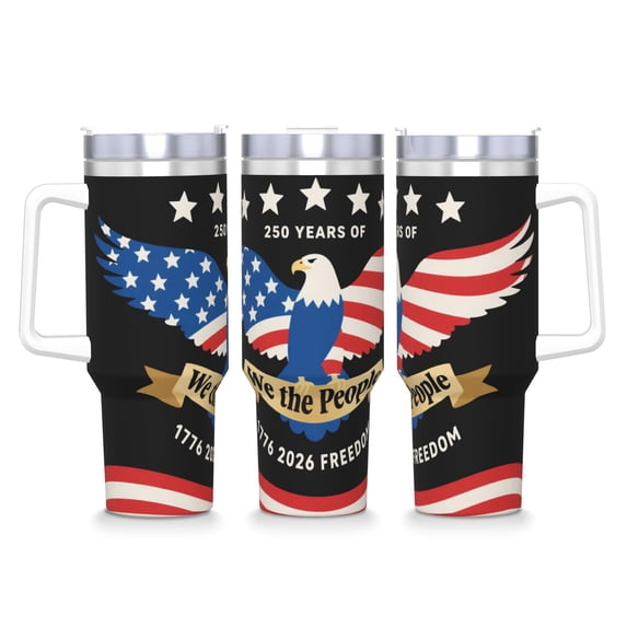 250th America Birthday Tumbler – Patriotic Design, Ideal for Office ...