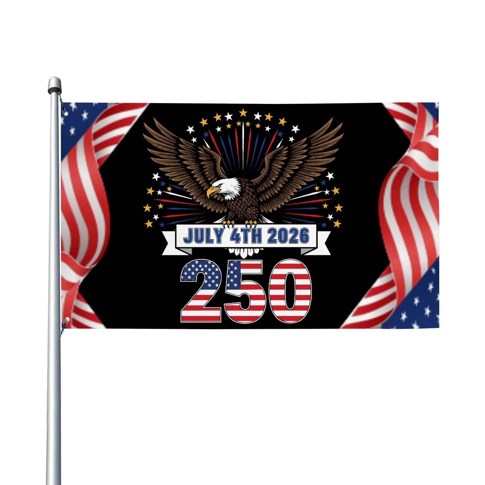 250th American Anniversary Flag USA National of Freedom 1776-2026 ...