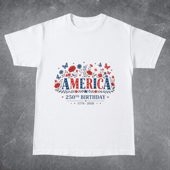 250th American Anniversary USA Birthday Patriotic July 4 Unisex T ...