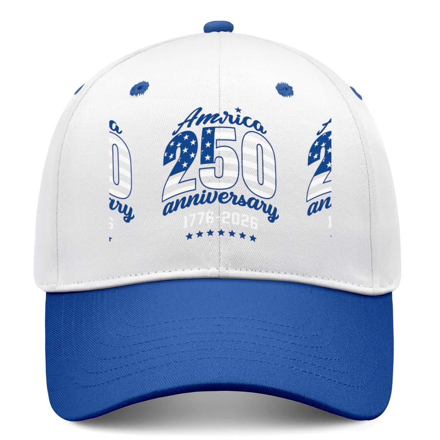 250th Anniversary 250 Patriotic Bald Eagle Design Cap Curved Brim ...
