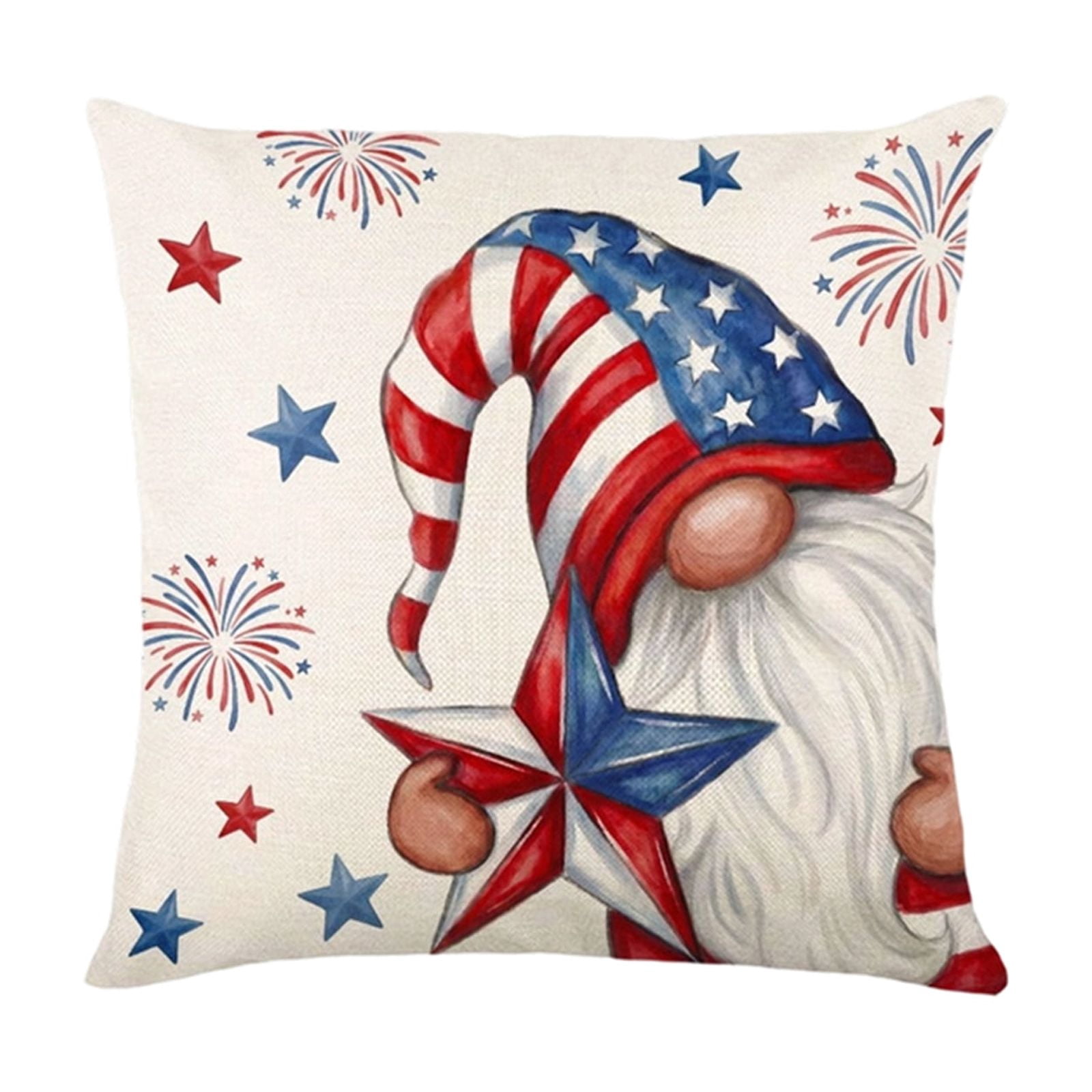 250th Anniversary 4th of July Pillow Cover, Patriotic Stars Throw ...