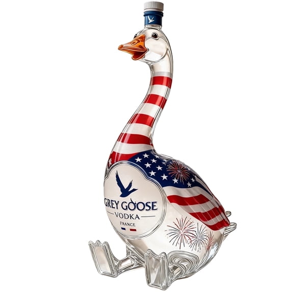 The 250th Anniversary on 4th of July Unique 3D Sculpted Goose Glass ...
