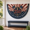 250th Anniversary American Fan Flag Bunting – 250 Years Independence ...