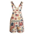 250th Anniversary American Flag Overalls Men Loose Fit Work Coveralls ...