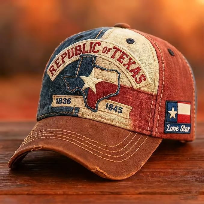 250th Anniversary Baseball Cap with 3D Print and Embroidery, Texas ...
