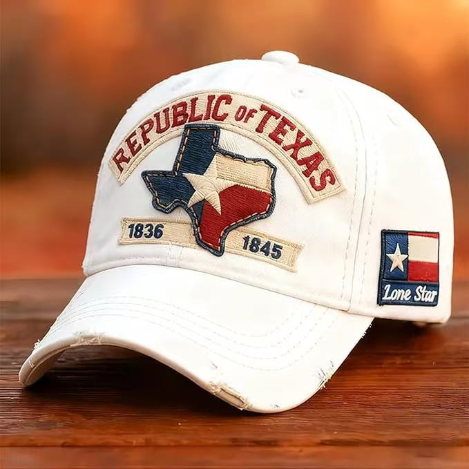 250th Anniversary Baseball Cap with 3D Print and Embroidery, Texas ...