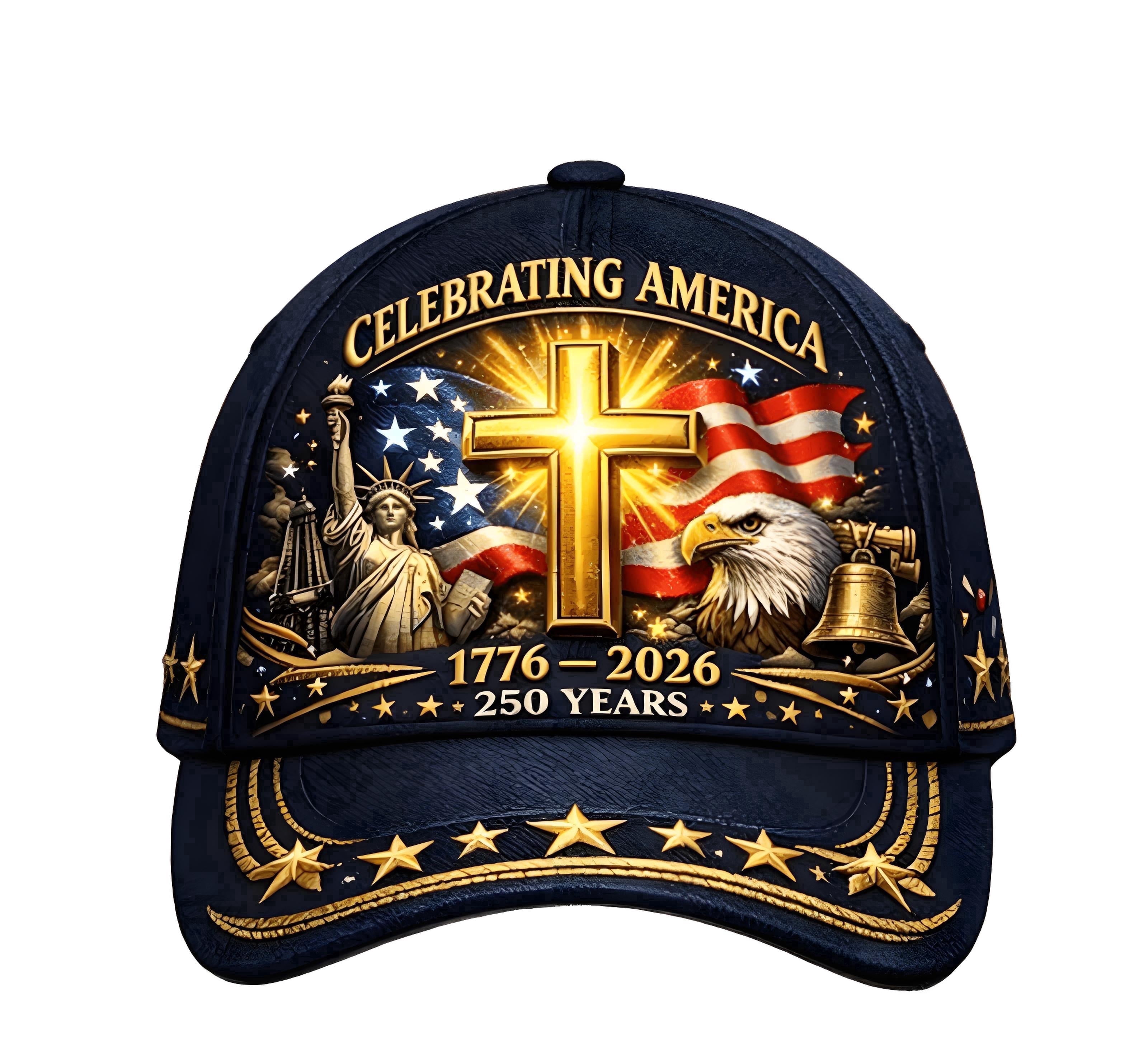 250th Anniversary Baseball Cap, Celebrate America’s 250th Birthday 1776 ...