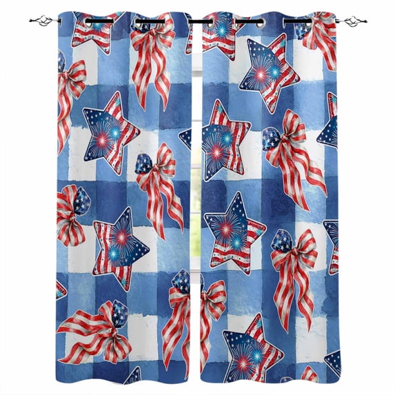 250th Anniversary Blackout Curtains for Bedroom/Living Room, Thermal ...