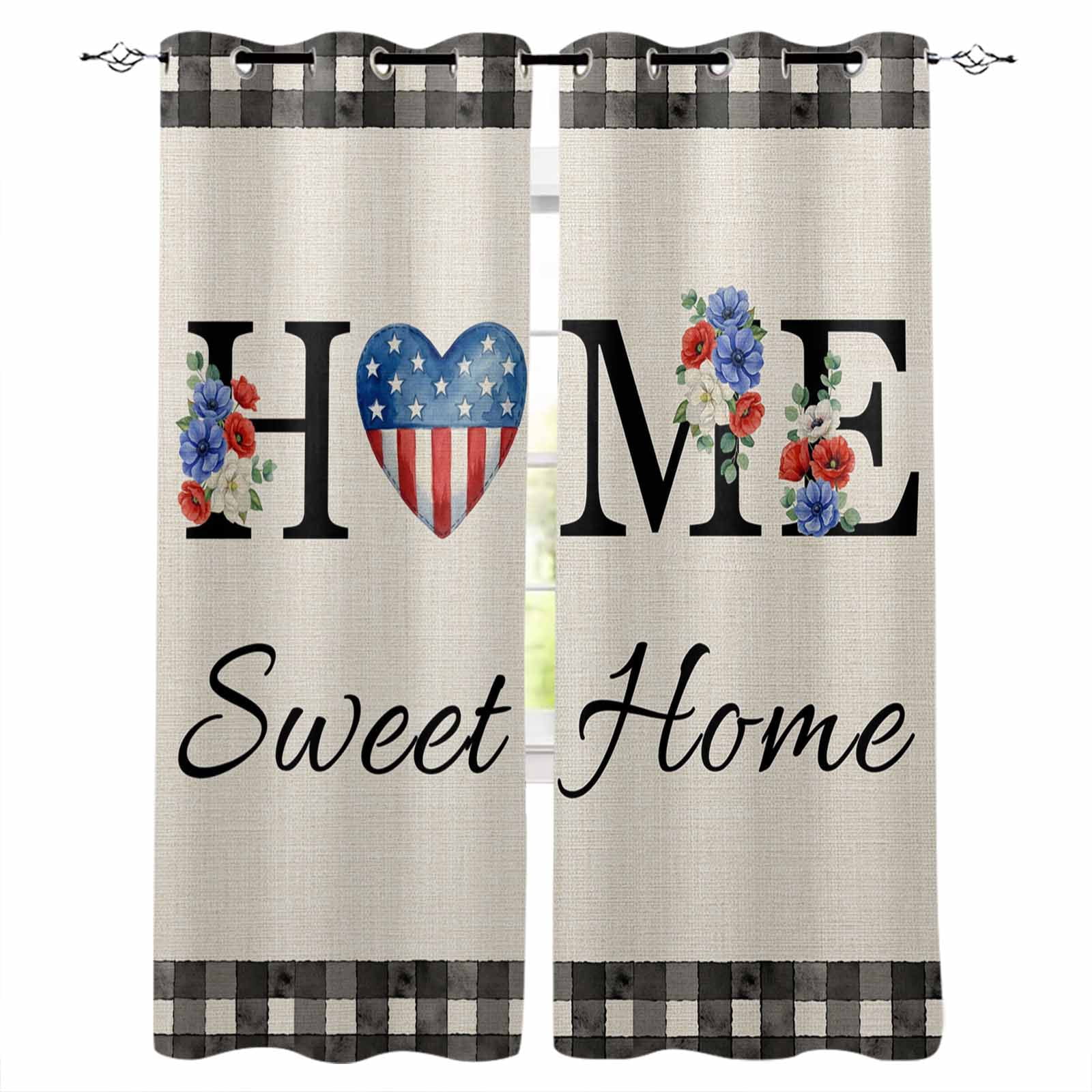 250th Anniversary Blackout Curtains for Bedroom/Living Room, Thermal ...