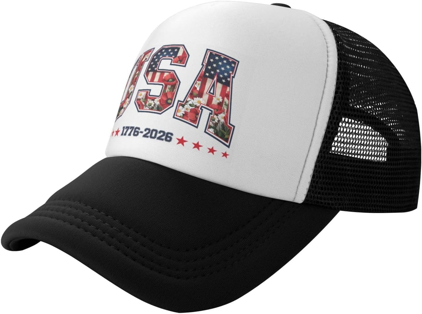 250th Anniversary Cap 1776 2026 Hat USA Birthday Mesh-Back Baseball Cap ...