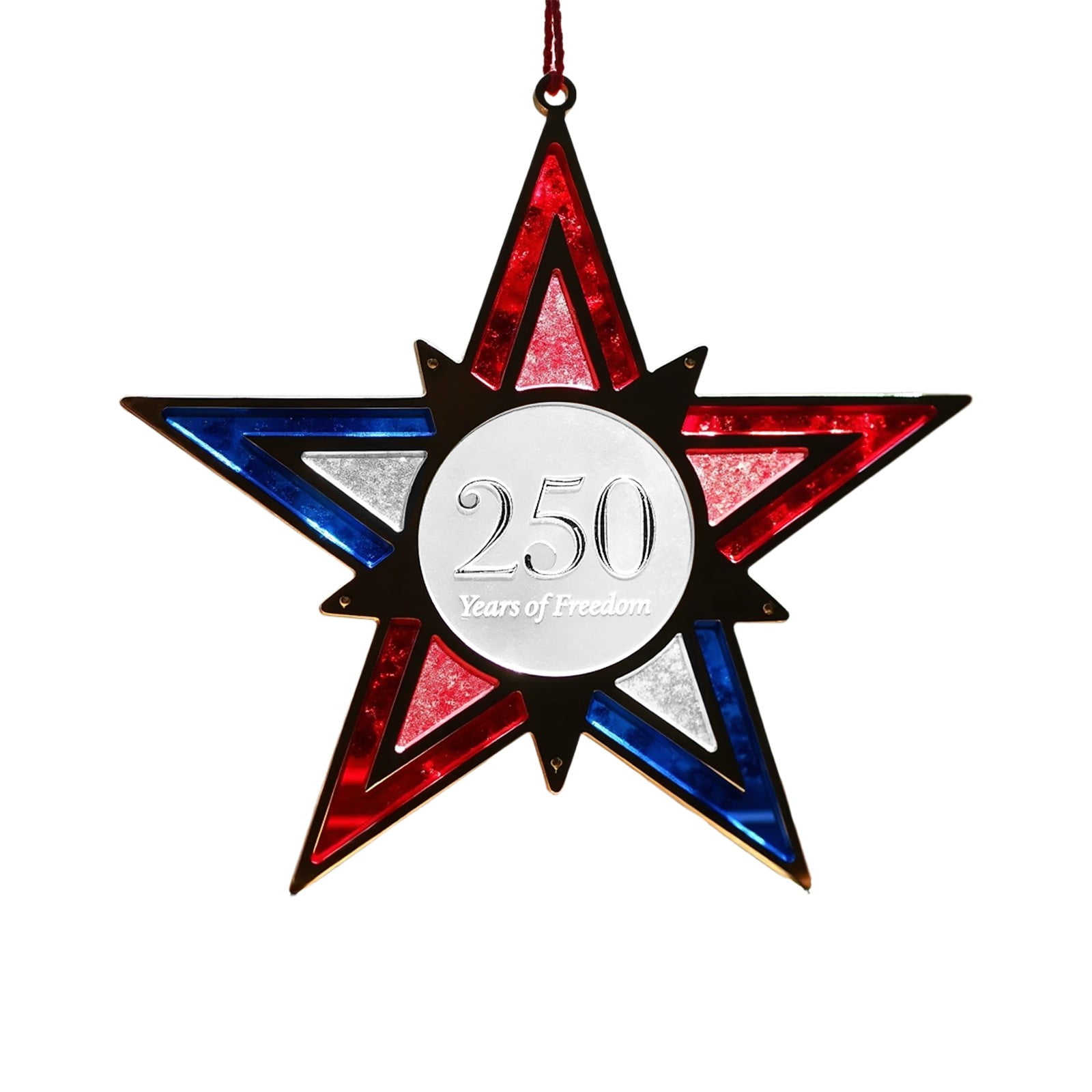 250th Anniversary Commemorative Sun Catcher Patriotic Window Hanging ...