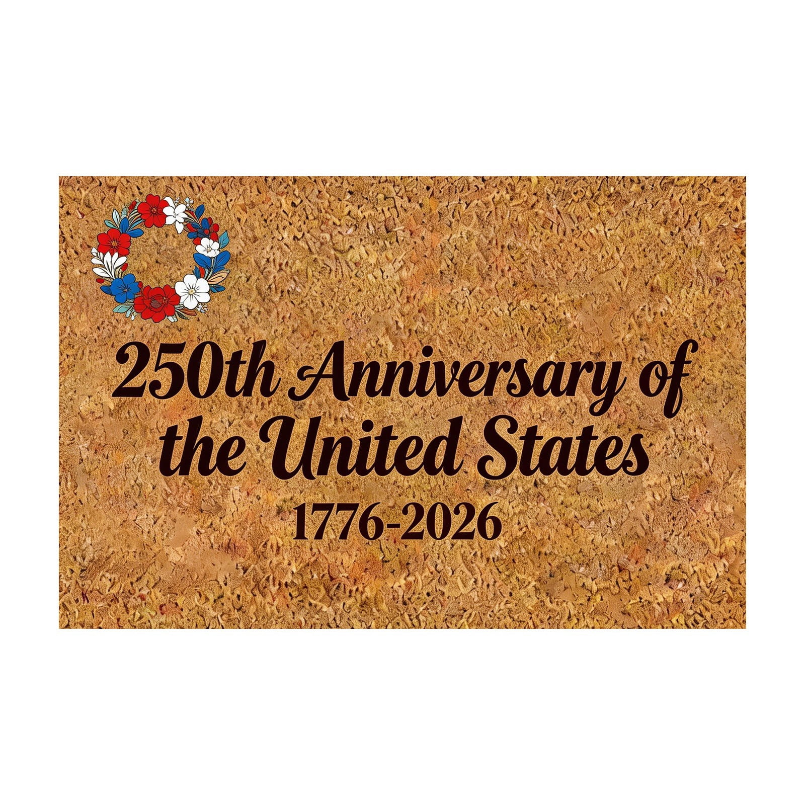 250th Anniversary Door Mat 4th of July Decor Memorial Day Doormat ...