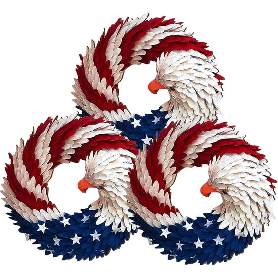 250th Anniversary Eagle Wreath - Patriotic Front Door Wreath for ...