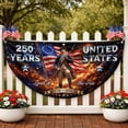 250th Anniversary Fence Flag, USA 250 Years Fan Flag, Independence Day ...