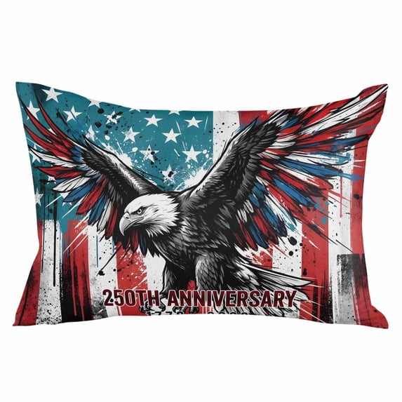 250th Anniversary Flag Throw Pillow Cover 20 x 30 Inch Decorative ...