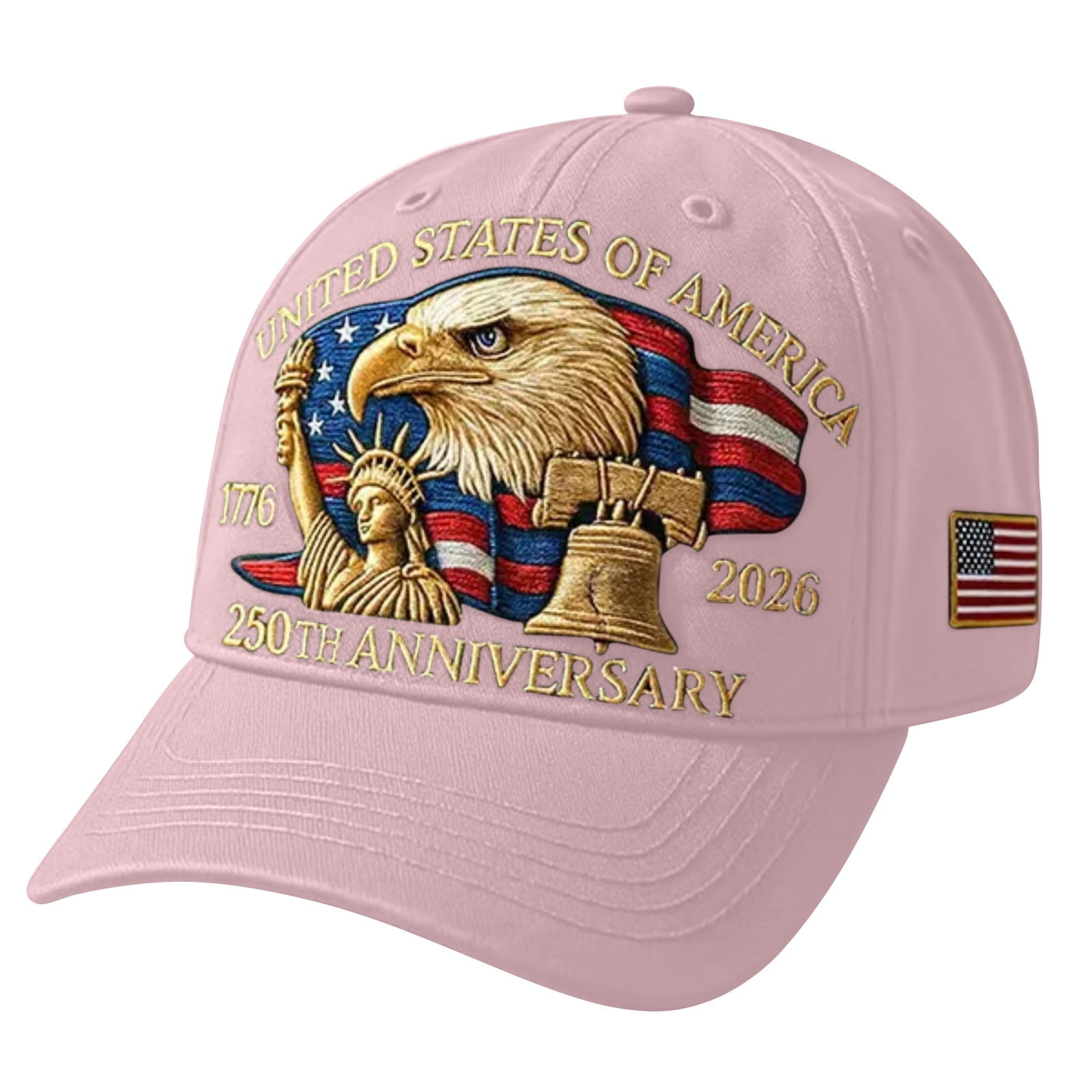 250th Anniversary Hat For USA, Eagle Printed Independence Day Souvenir ...