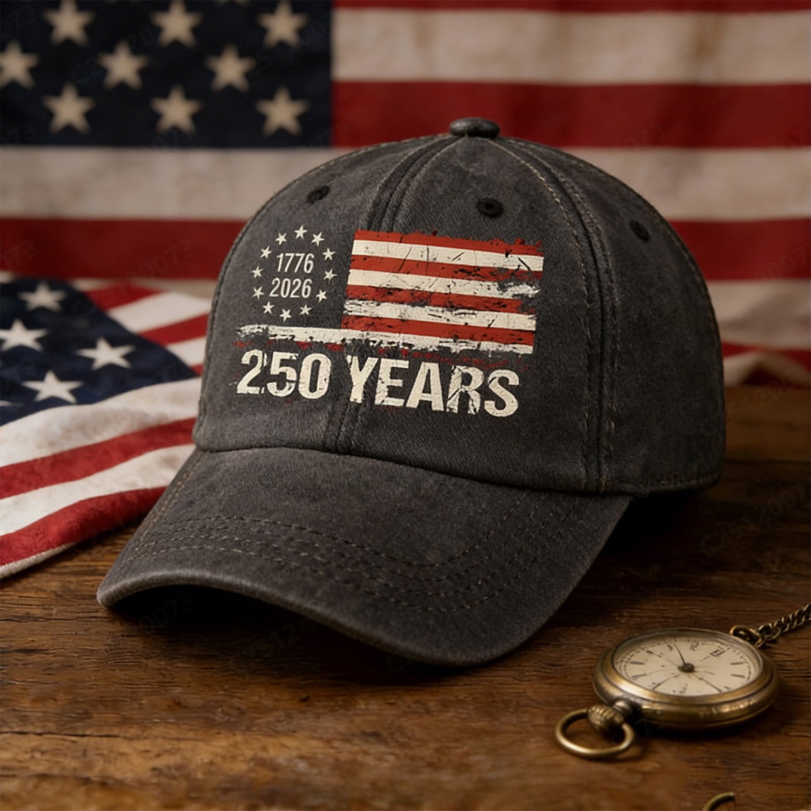 250th Anniversary Hat, Patriotic USA 1776-2026 Commemorative Cap ...