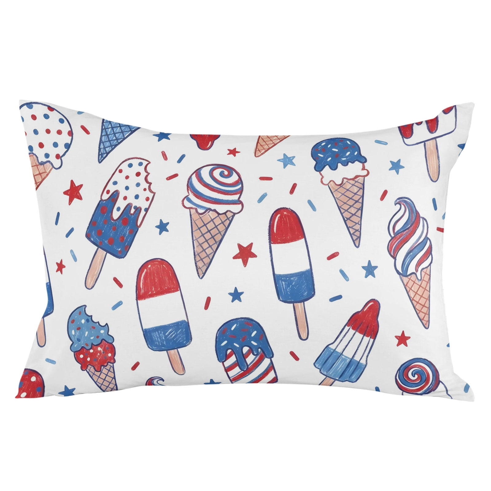 250th Anniversary Ice Cream Throw Pillow Cover 16 x 24 Inch Decorative ...