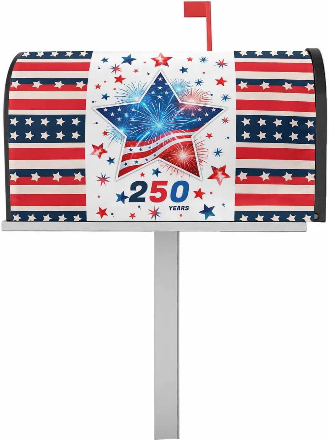 250th Anniversary Mailbox Cover Magnetic Wraps, 4th of July Patriotic ...