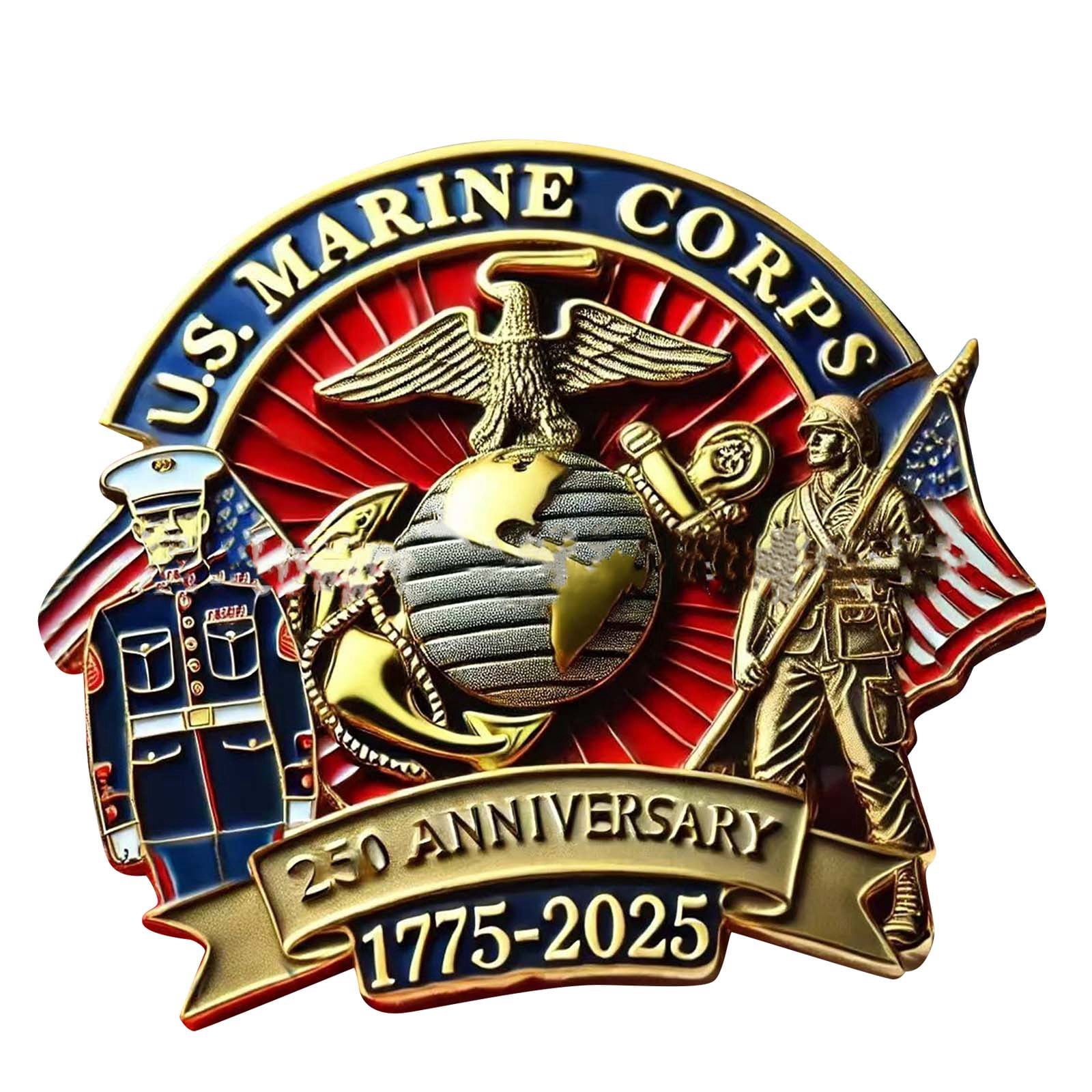 250th Anniversary Marine Corp Pin(5x6x2cm) - Walmart.com