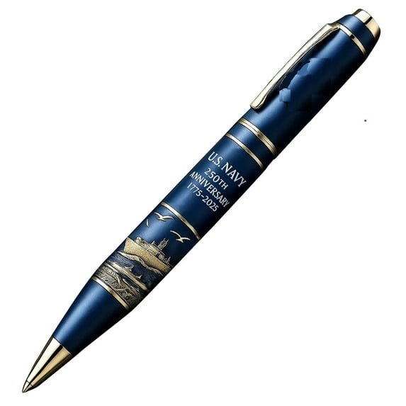 250th Anniversary Memorial Pen – 10ml Ink Capacity Refillable Writing ...