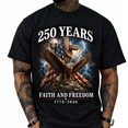 250th Anniversary Mens Patriotic T Shirts USA Flag Retro 1776-2026 ...