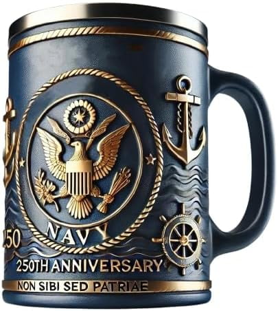 250th Anniversary Military Commemorative 3d Mug,Marine Corps/Army/Navy ...