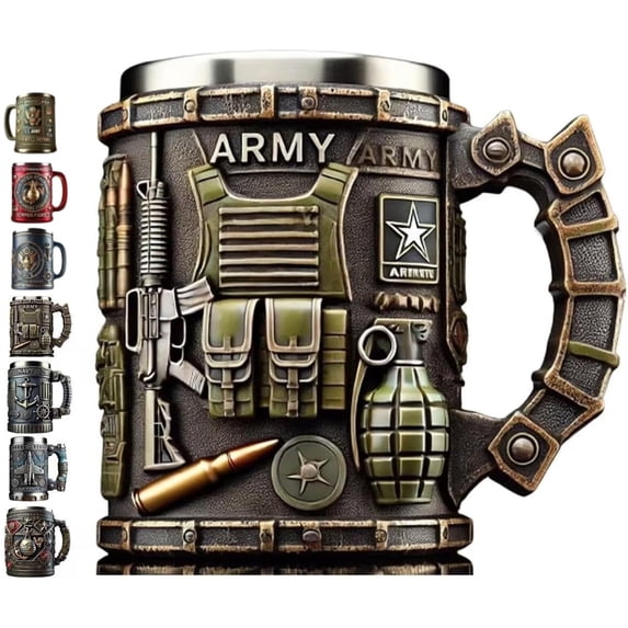 250th Anniversary Military Commemorative Mug, Army Themed Coffee Cup, U ...