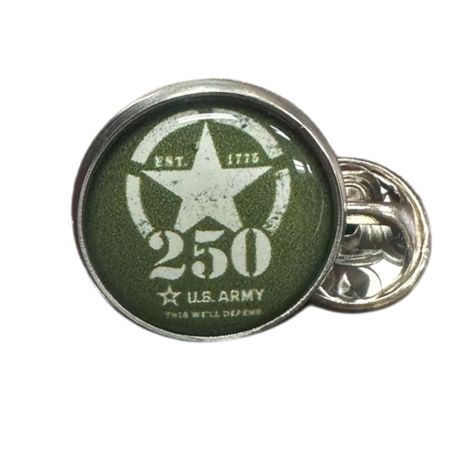 250th Anniversary Military Tie Pins - Army, Navy, Marine (Officially ...
