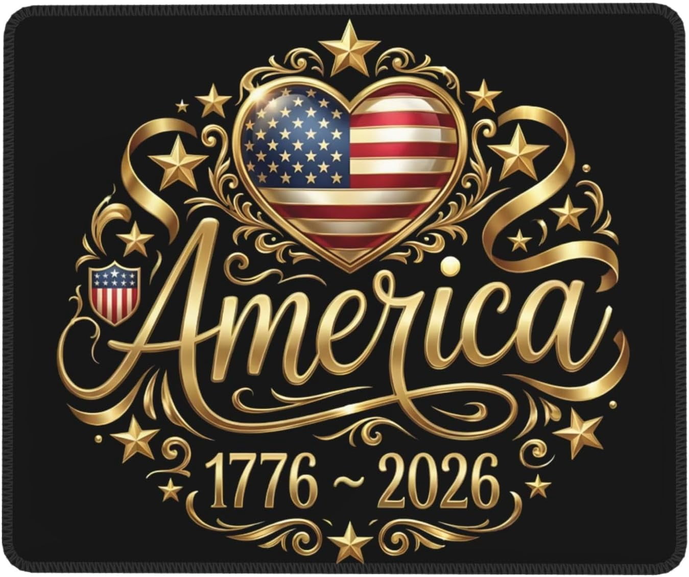 250th Anniversary Mouse Pad 250 America 1776-2026 Mouse Mat Novelty ...