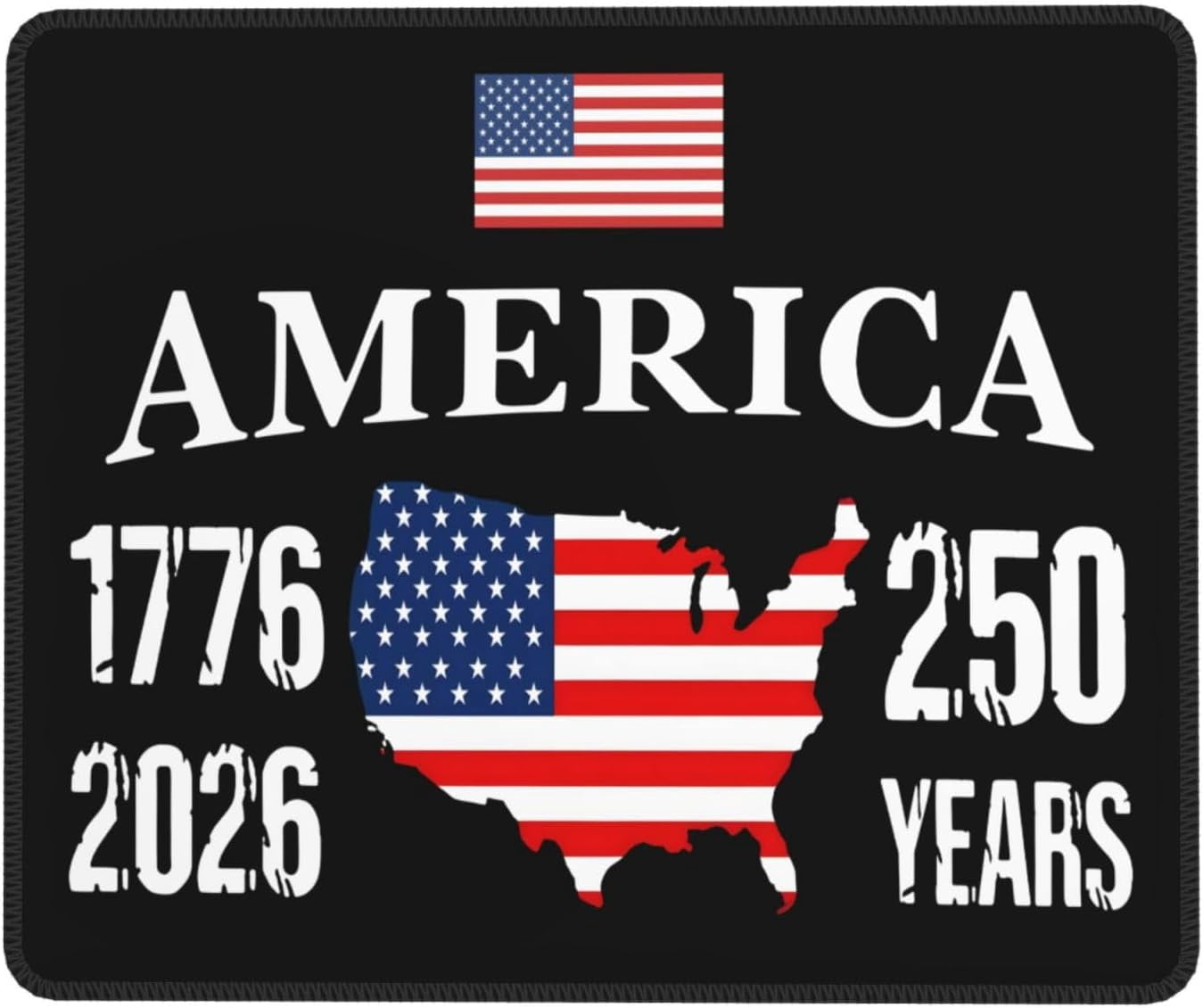 250th Anniversary Mousepad 250 Years of Freedom Rubber Base Mat with ...