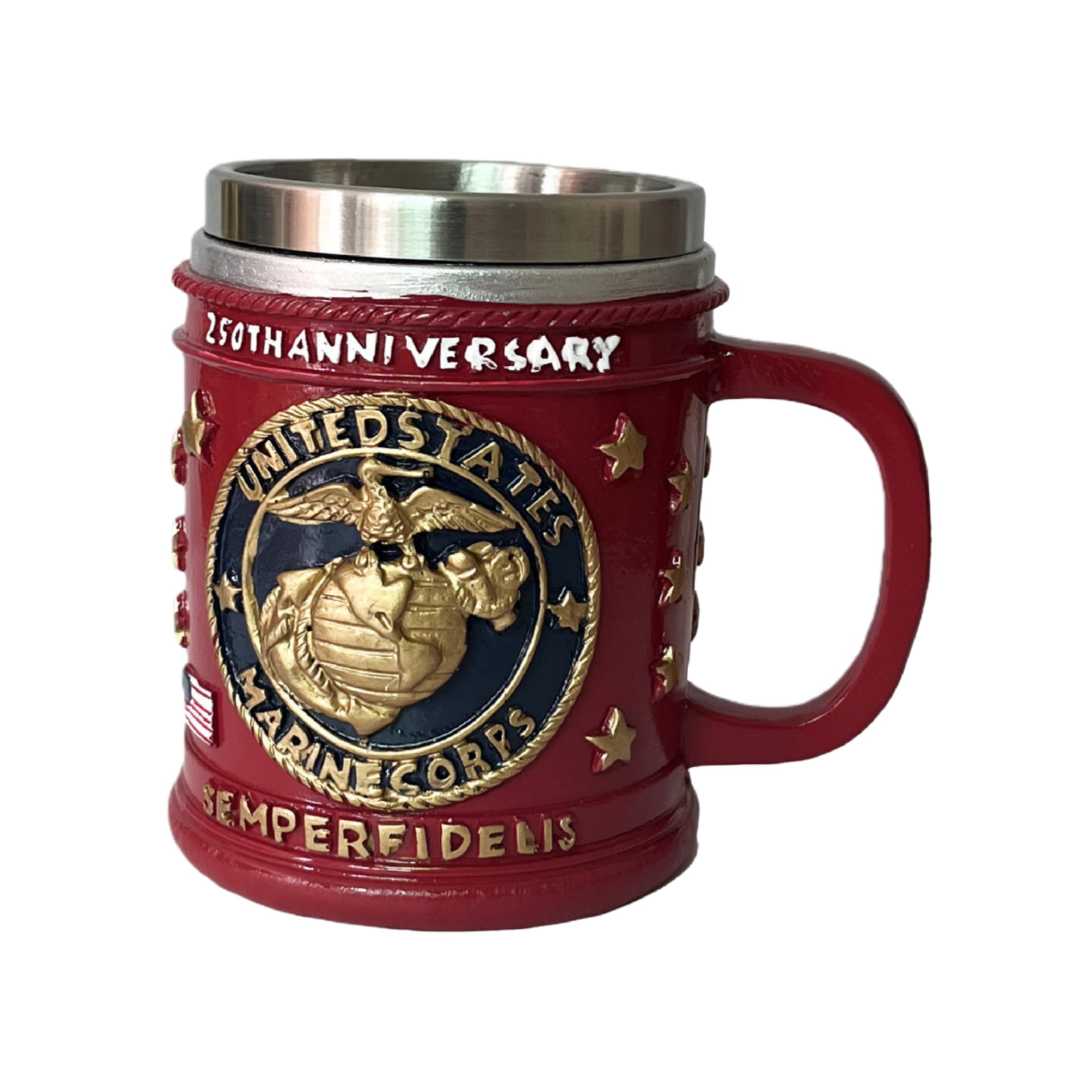250th Anniversary Mugs Military Mug, 250th Anniversary Gifts 3D Marine ...
