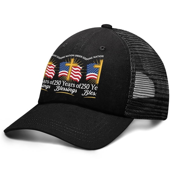 250th Anniversary Patriotic Retro 1776-2026 Minimalist Cap Adjustable ...