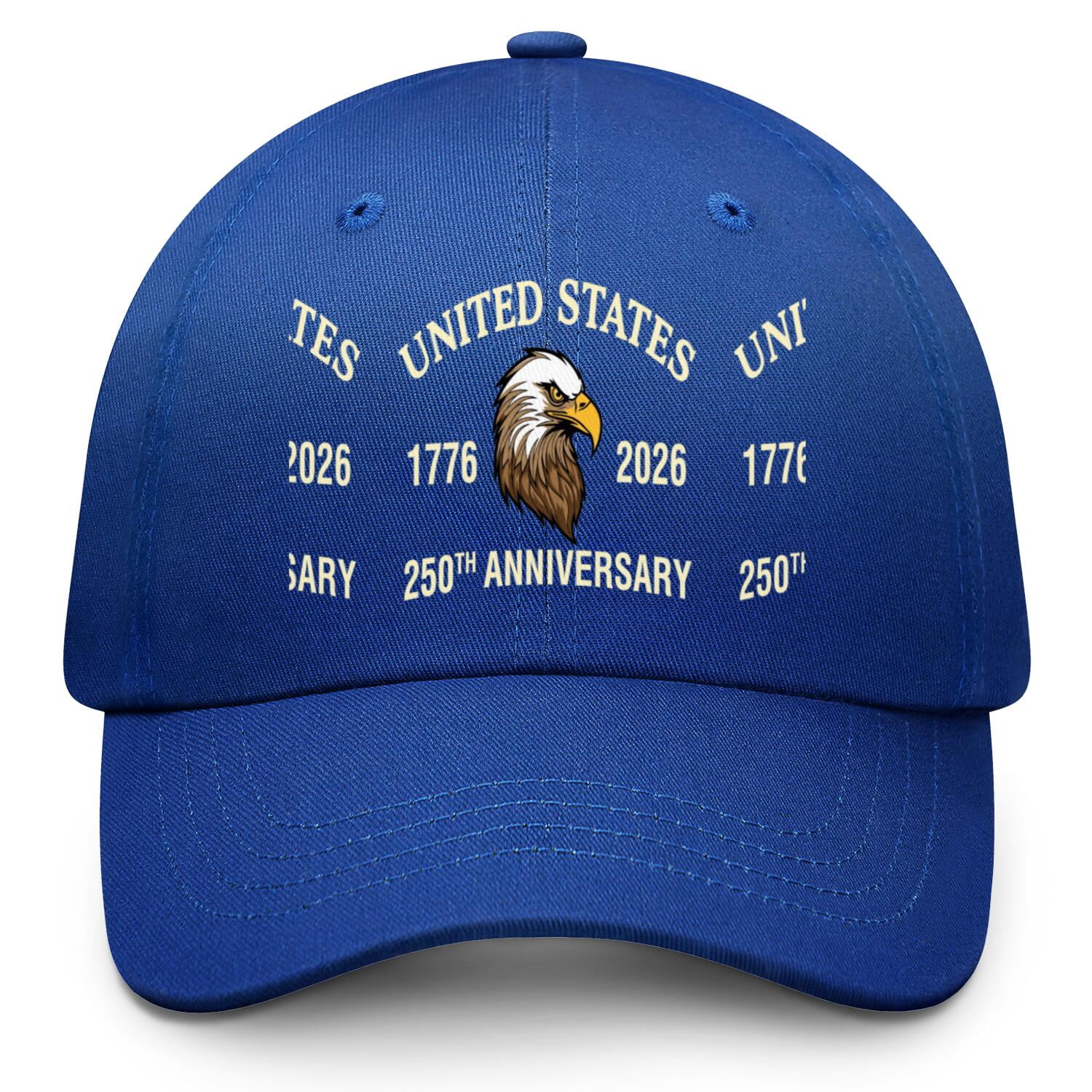 250th Anniversary Patriotic Retro USA 1776-2026 Eagle Liberty Cross ...