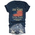 250th Anniversary Patriotic Shirts Women American Flag Shirt 4th of ...