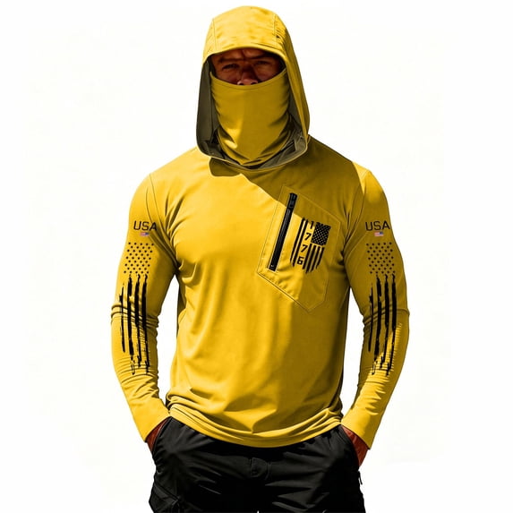 250th Anniversary Patriotic Sun Hoodie For Men USA 1776 Flag-Inspired ...