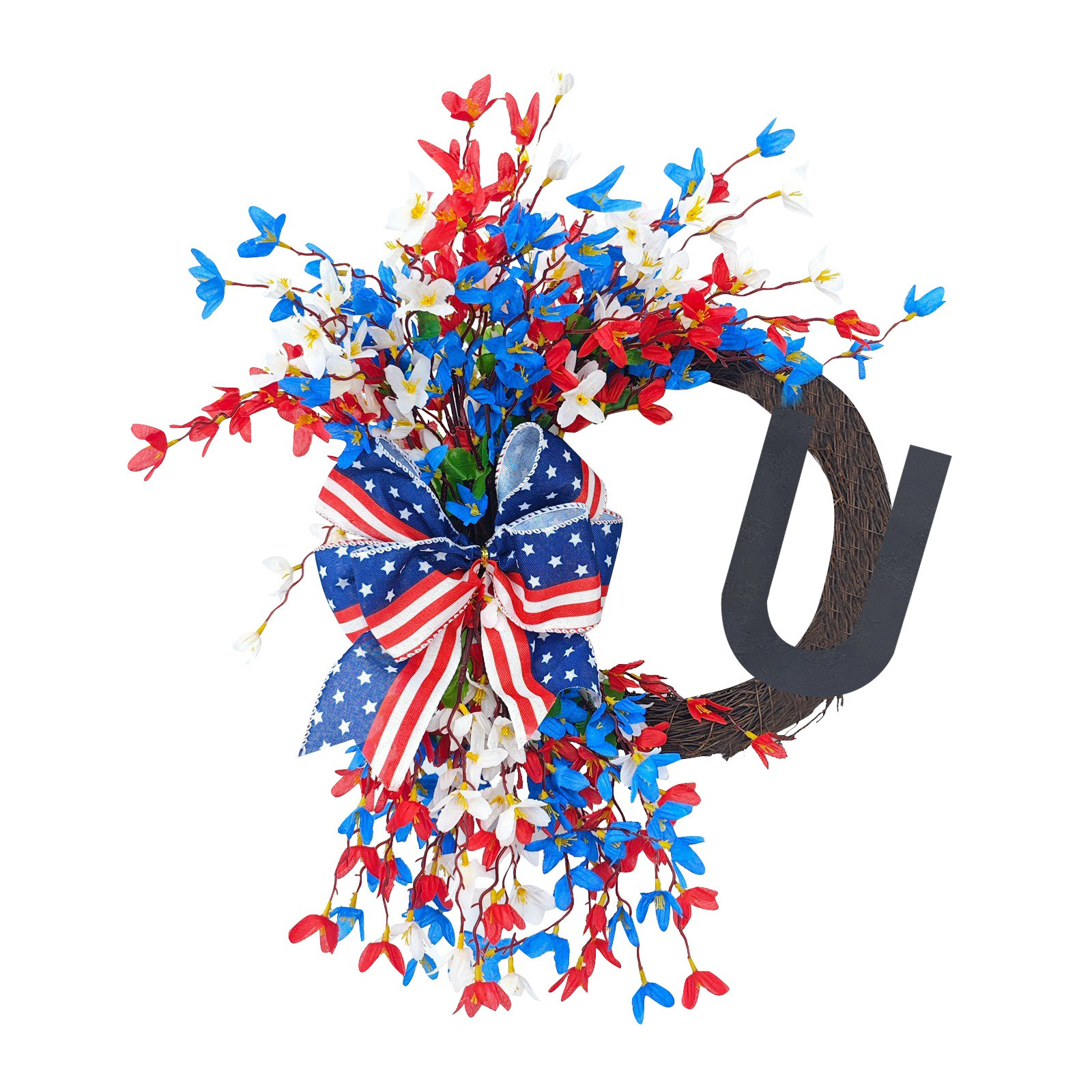 250th Anniversary Patriotic Wreaths for Front Door, 24 Inch Large 4th ...