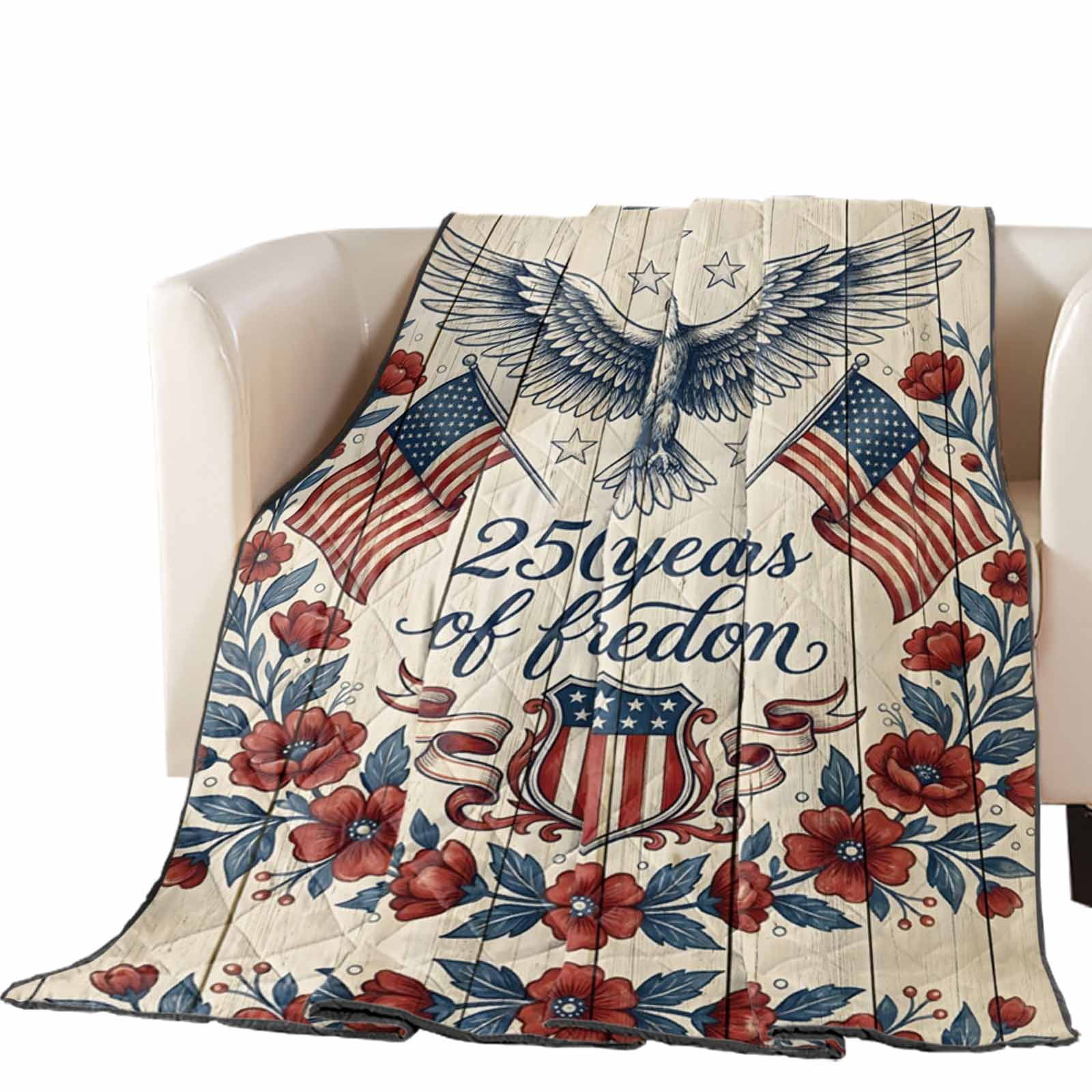 250th Anniversary Quilted Comforters Cooling Blanket California King ...