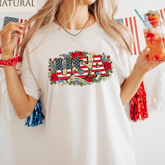 250th Anniversary Shirt 4th of July Shirt Independence Day Shirt ...