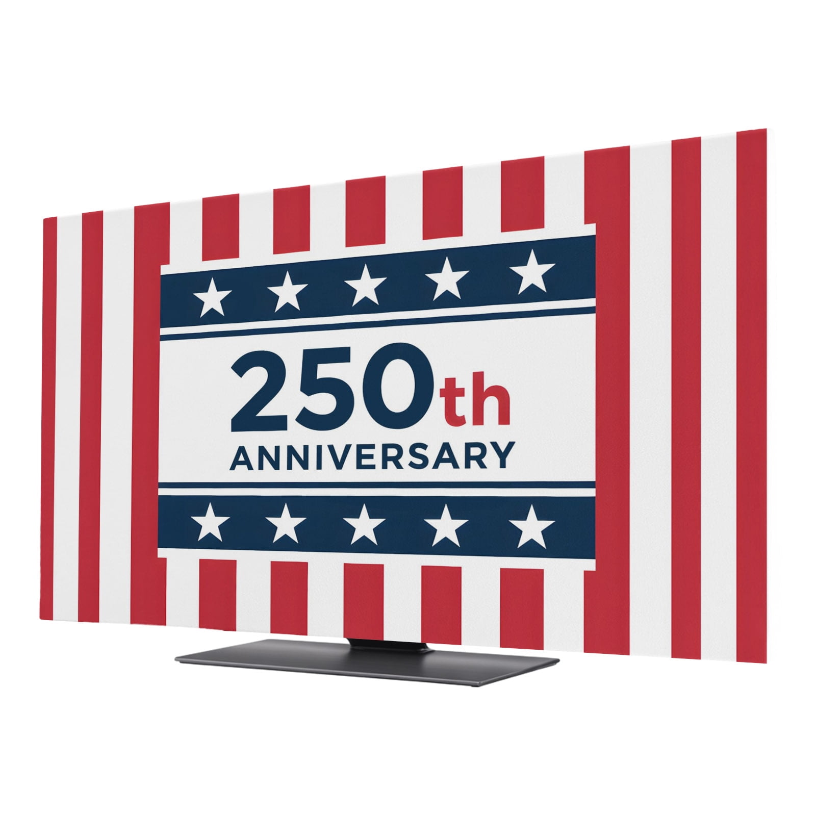 250th Anniversary TV Cover for 65 Inch Screen,Stretch Fabric Dustproof ...