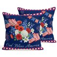 250th Anniversary Throw Pillow Covers 20 x 20 Inch Pillow Covers Set of ...