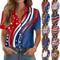 250th Anniversary Top for Women 1776-2026 - Patriotic USA Flag Wave ...