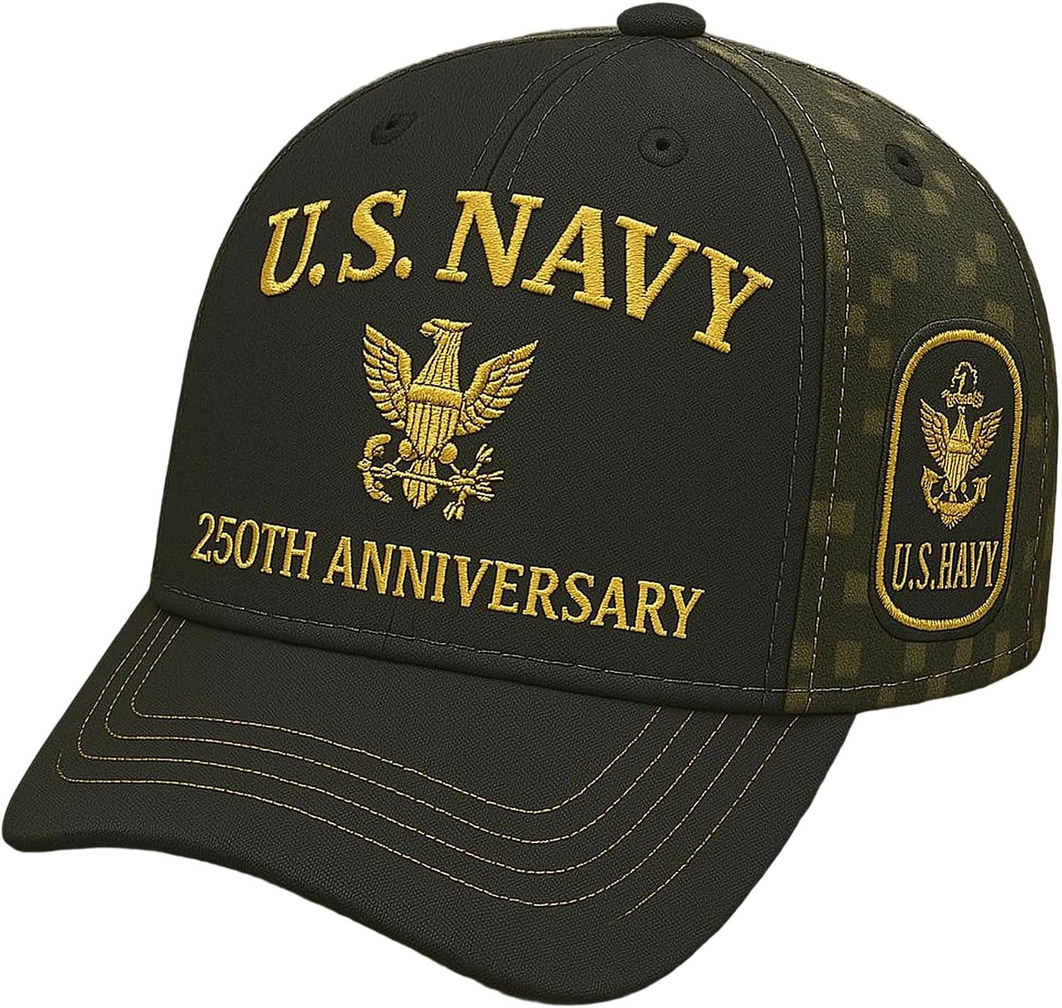 250th Anniversary Tribute Baseball Cap,Embroidered Adjustable Veterans ...